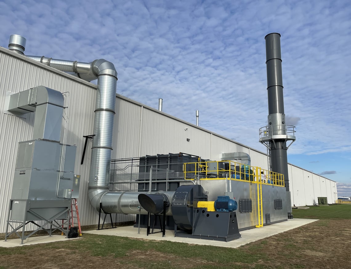 RTO Controls Electric Vehicle Paint Shop Emissions