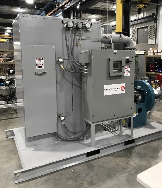 Electrically Heated Oxidizer Installed at Chemical Manufacturer